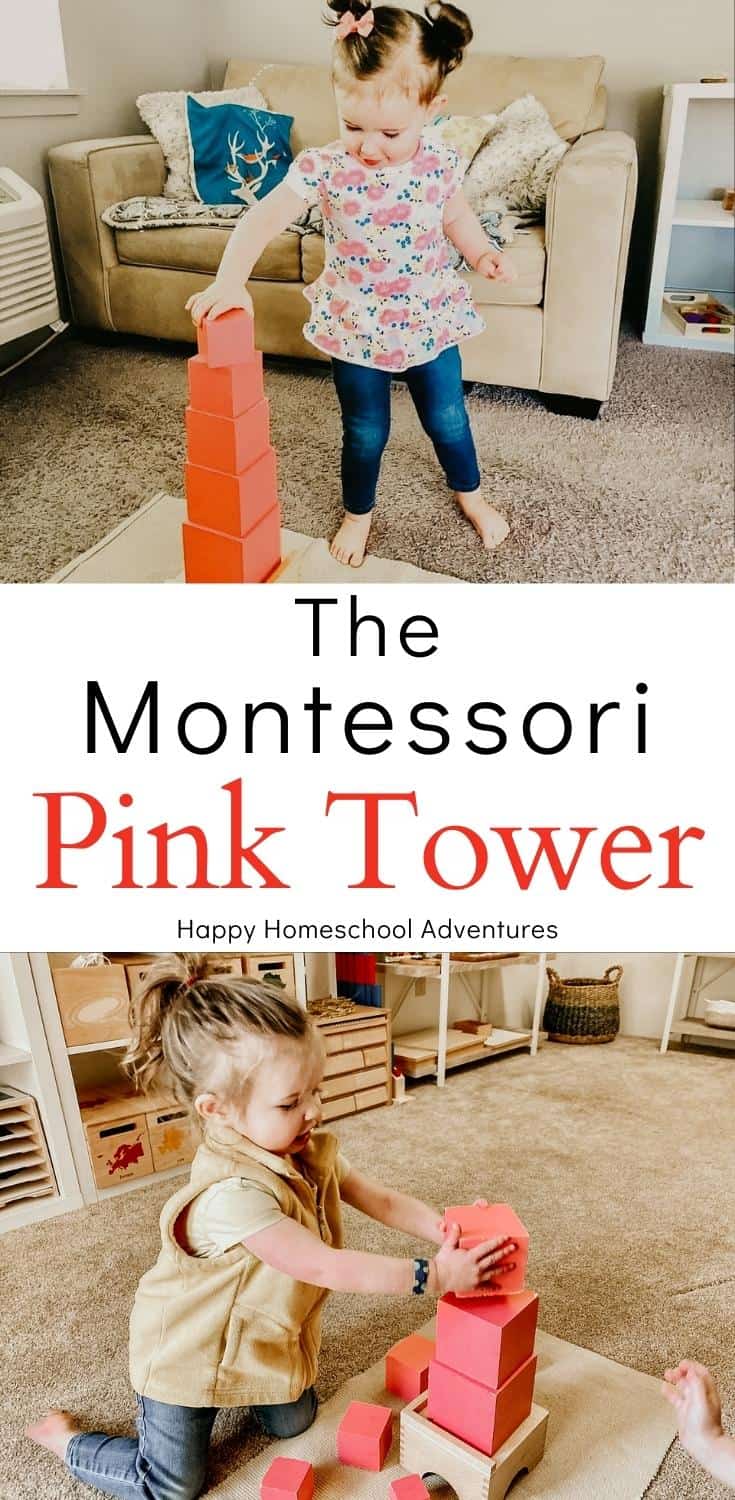 How to Use the Montessori Pink Tower • Happy Homeschool Adventures