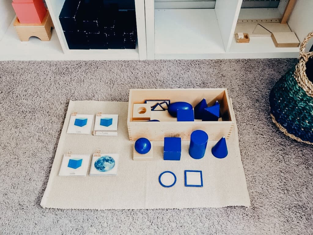 How To Use The Montessori Geometric Solids • Happy Homeschool Adventures