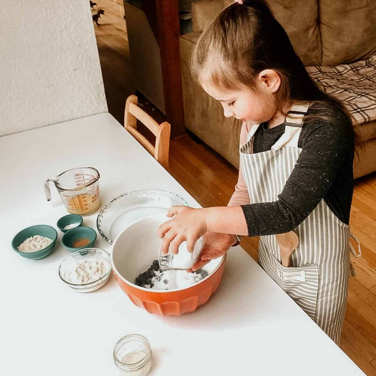 Easy Blueberry Cake from Scratch • Happy Homeschool Adventures