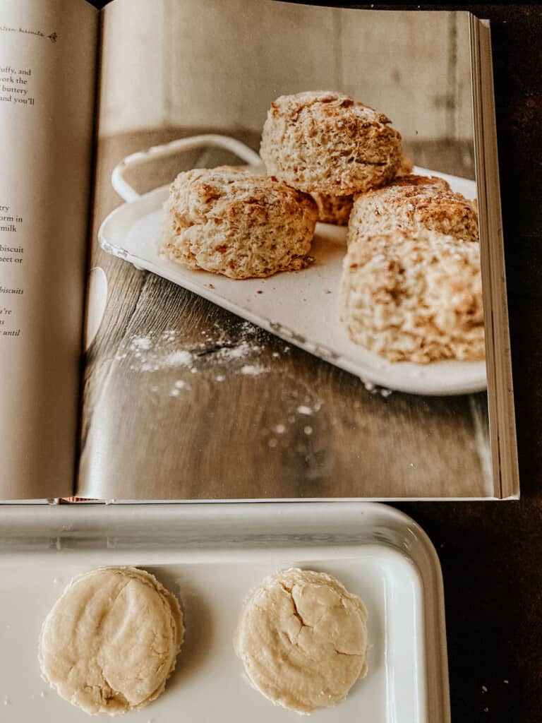 Easy Buttermilk Biscuits from The Prairie Homestead Cookbook • Happy ...