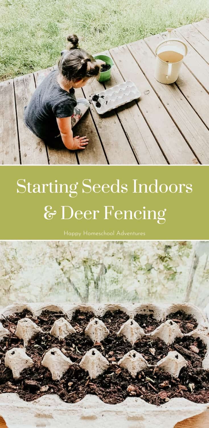 Starting Seeds Indoors and Deer Fencing for the Garden • Happy ...