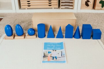 How To Use The Montessori Geometric Solids • Happy Homeschool Adventures
