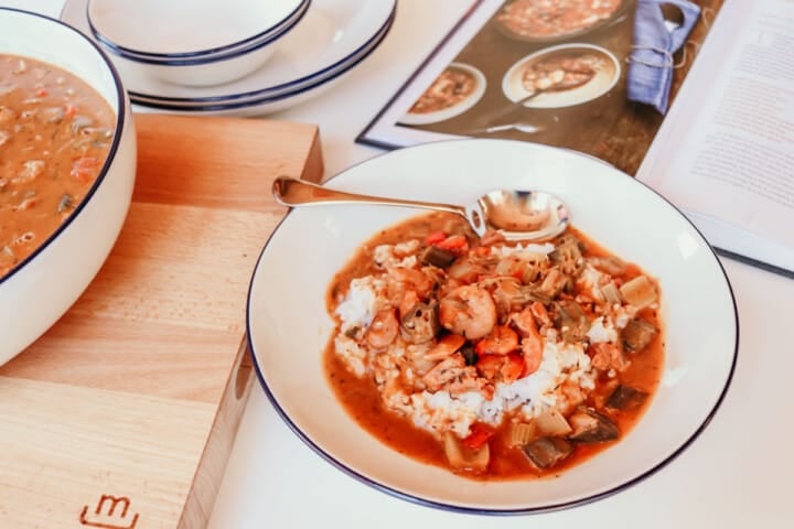 Afro-Asian-American Seafood Gumbo With Free Printable • Happy ...