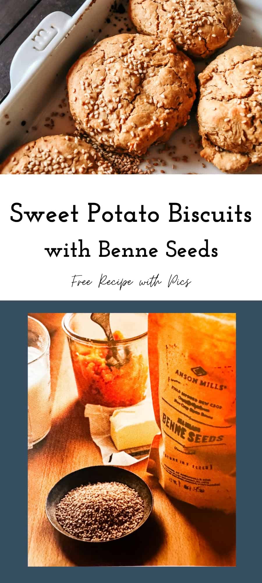 Homemade Sweet Potato Biscuits With Benne Seeds from Still We Rise ...