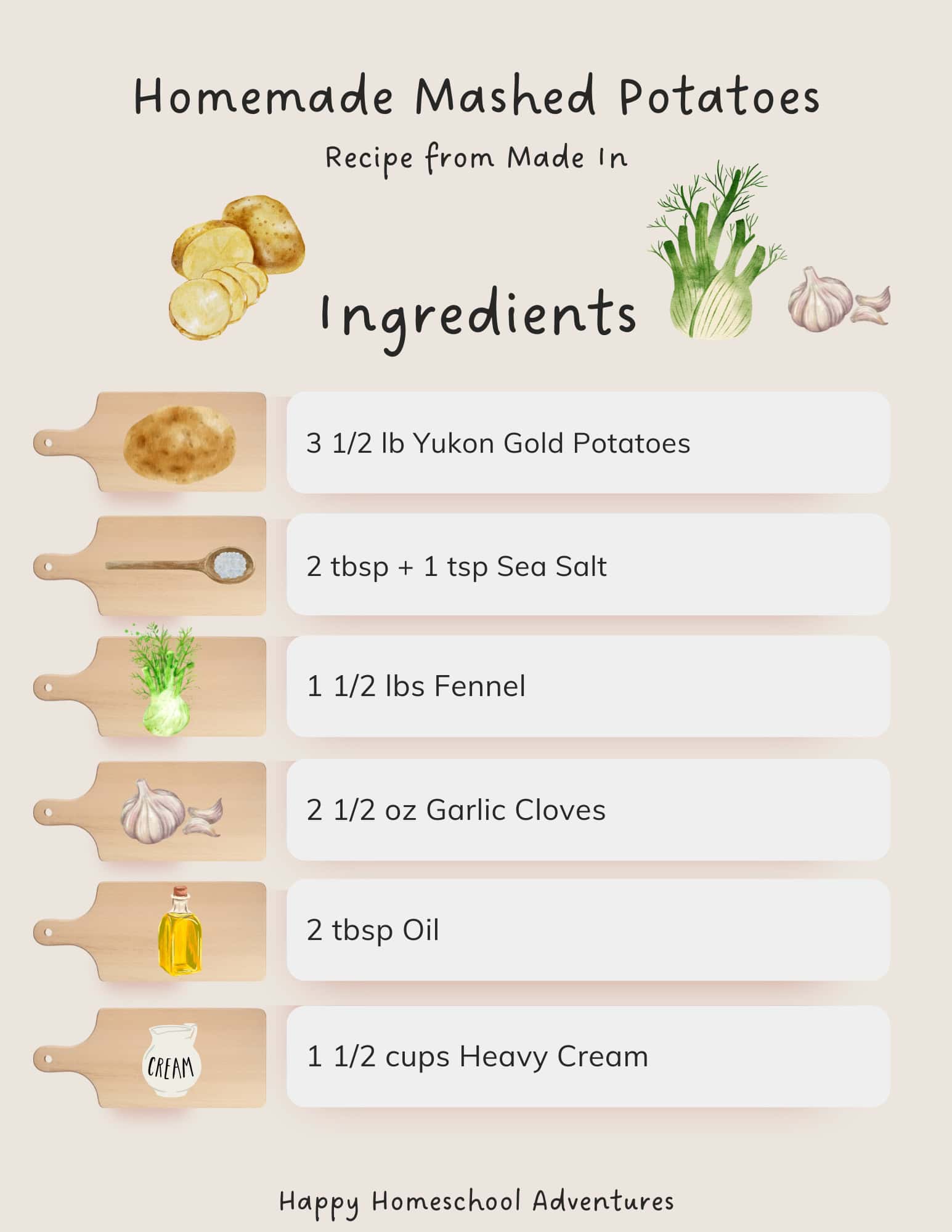 Perfect Homemade Mashed Potatoes from Made In • Happy Homeschool Adventures
