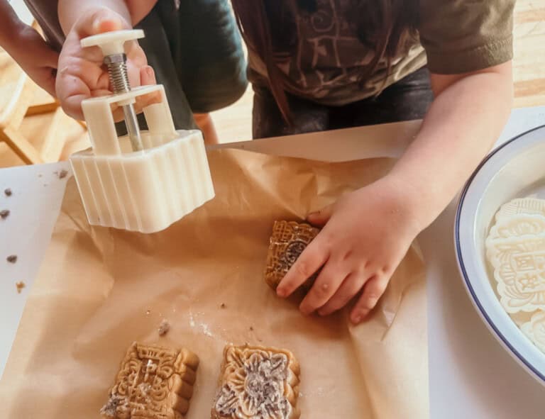 Mooncake, Bánh Trung Thu, from Ăn Chưa? • Happy Homeschool Adventures